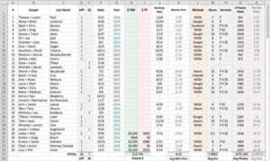 Photography Client Spreadsheet // Free Template - Lin Pernille
