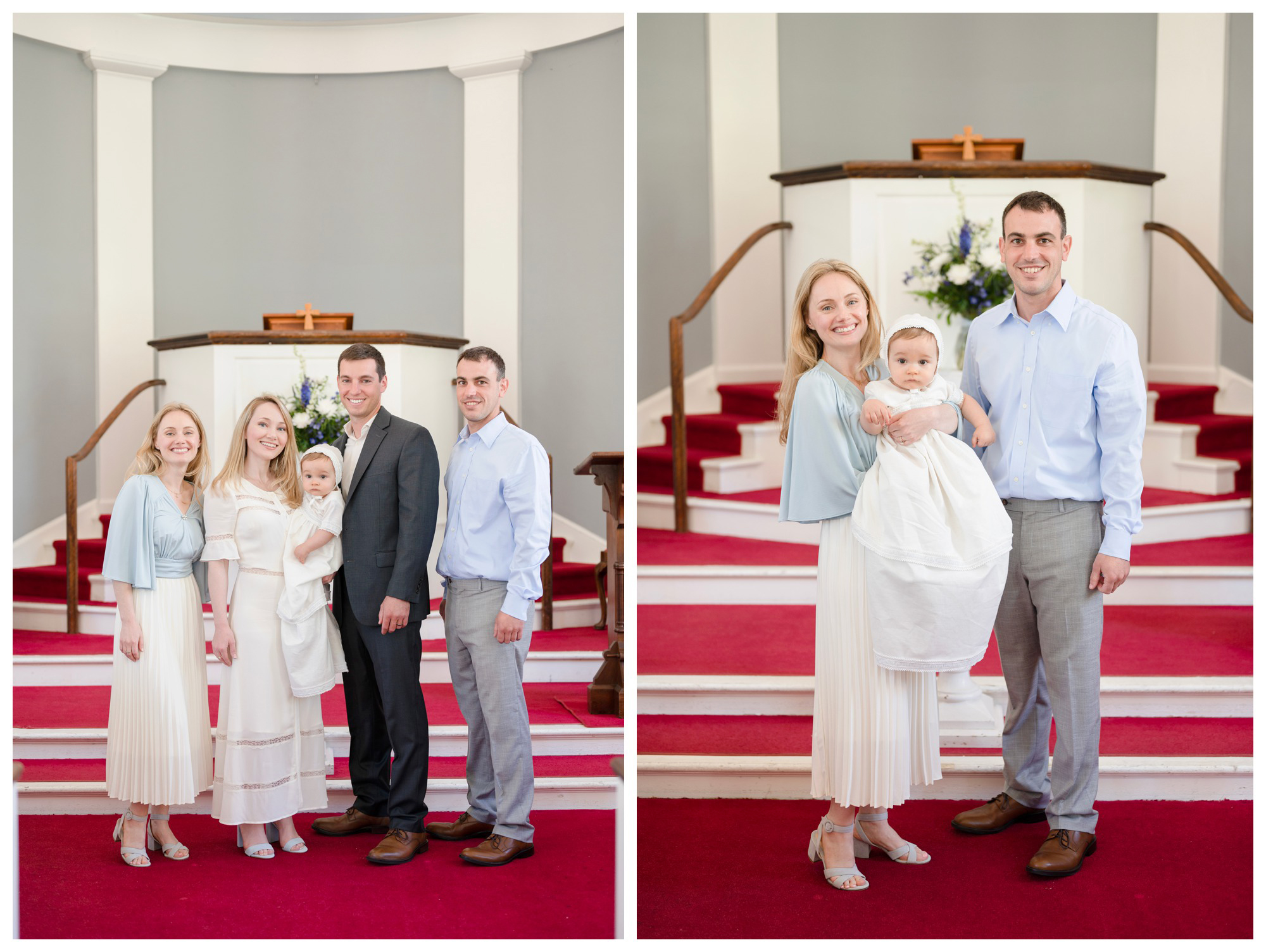 Baptism at Christ Church On Quaker Hill in Pawling - Lin Pernille