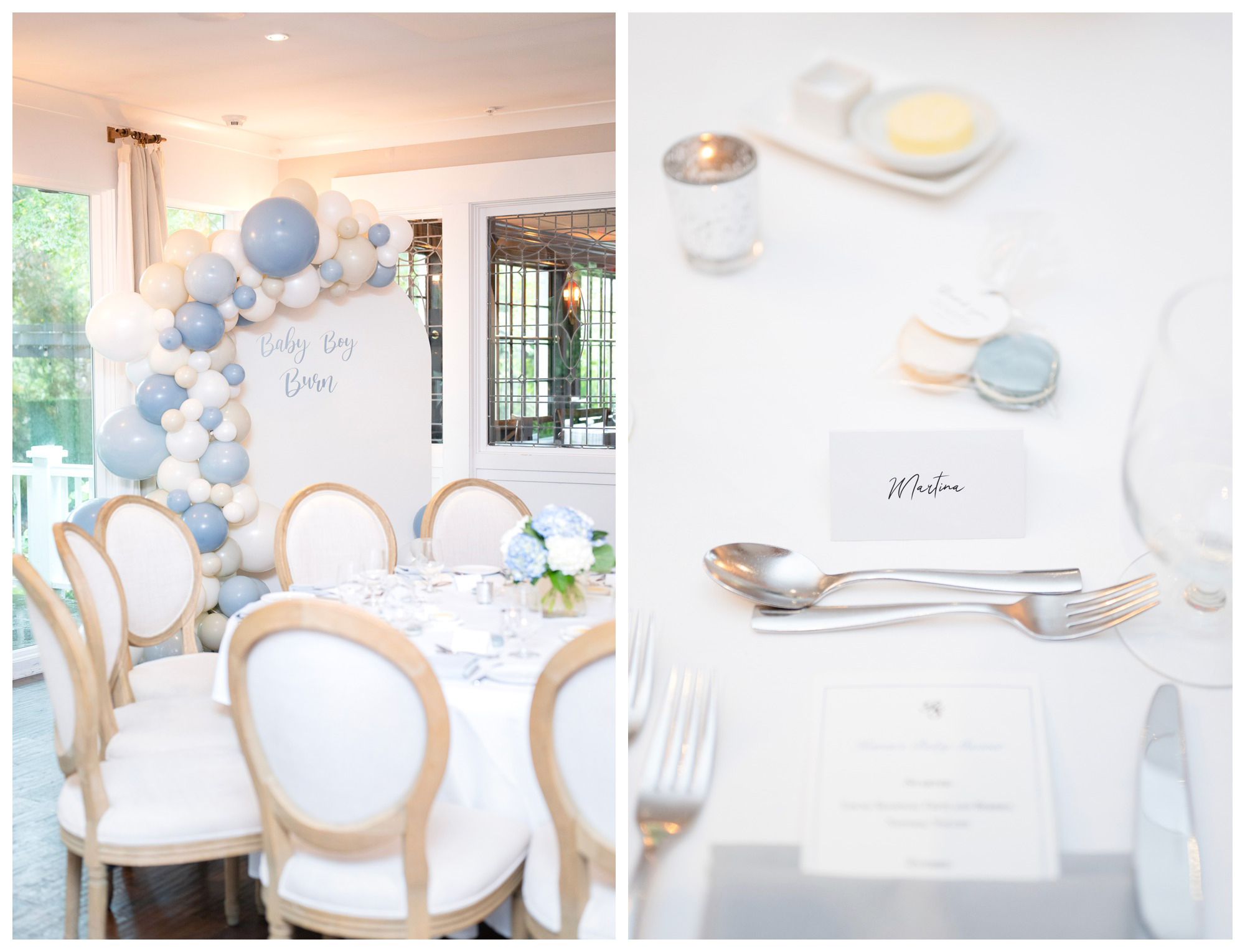 Blue Baby Shower at Roger Sherman Inn in CT - Lin Pernille